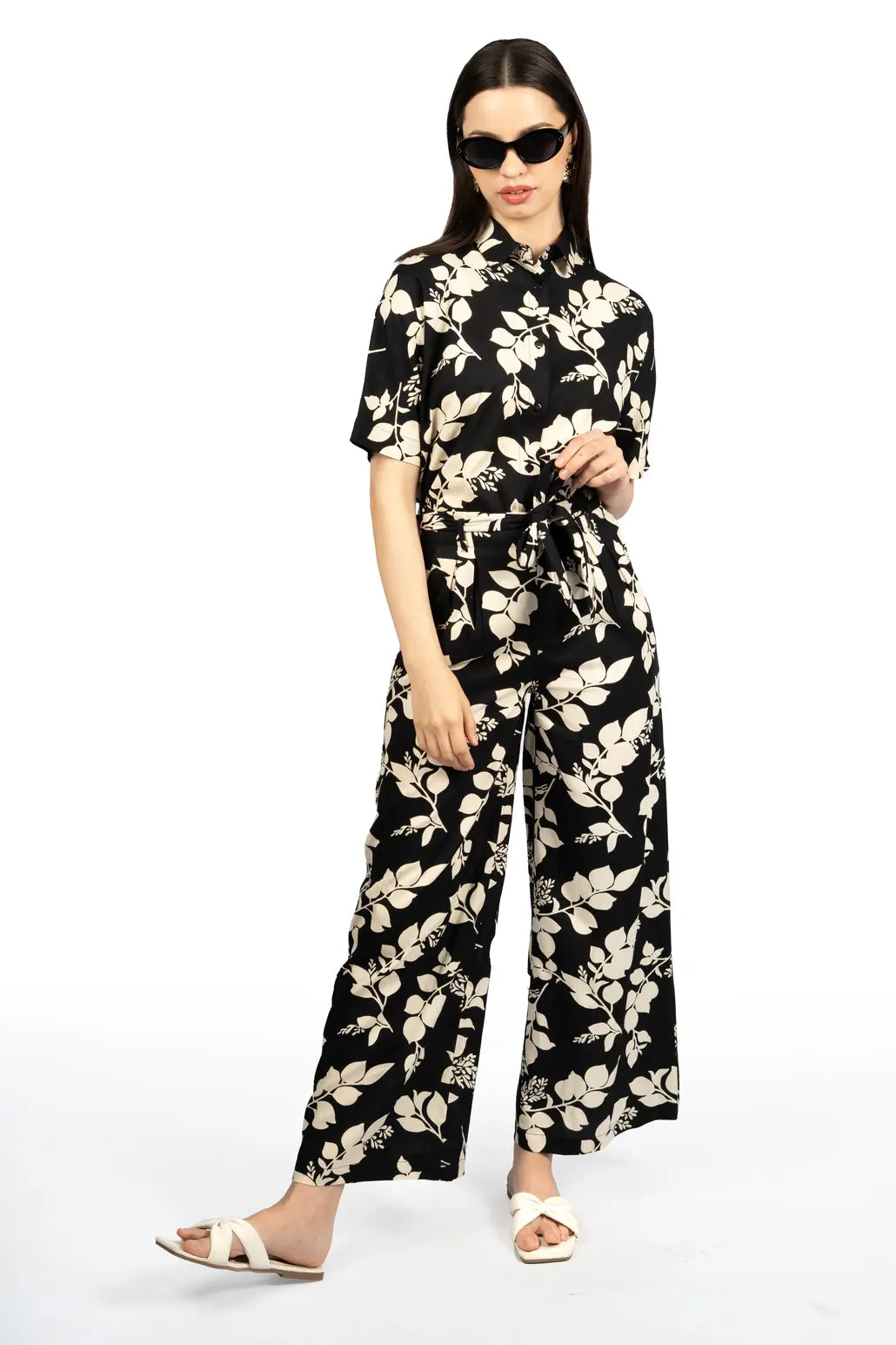 Flora Noir Co-ord Set – Cory Edge